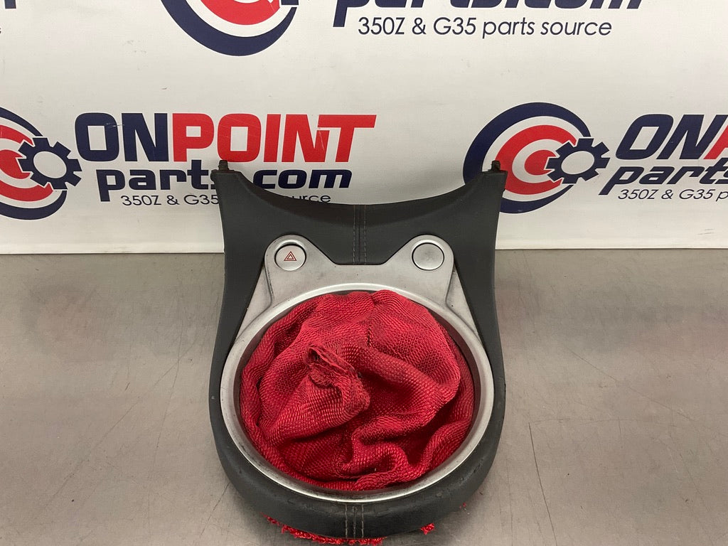 2009 Nissan 370Z Center Console Manual Shift Boot Trim Hazard Switch O ...