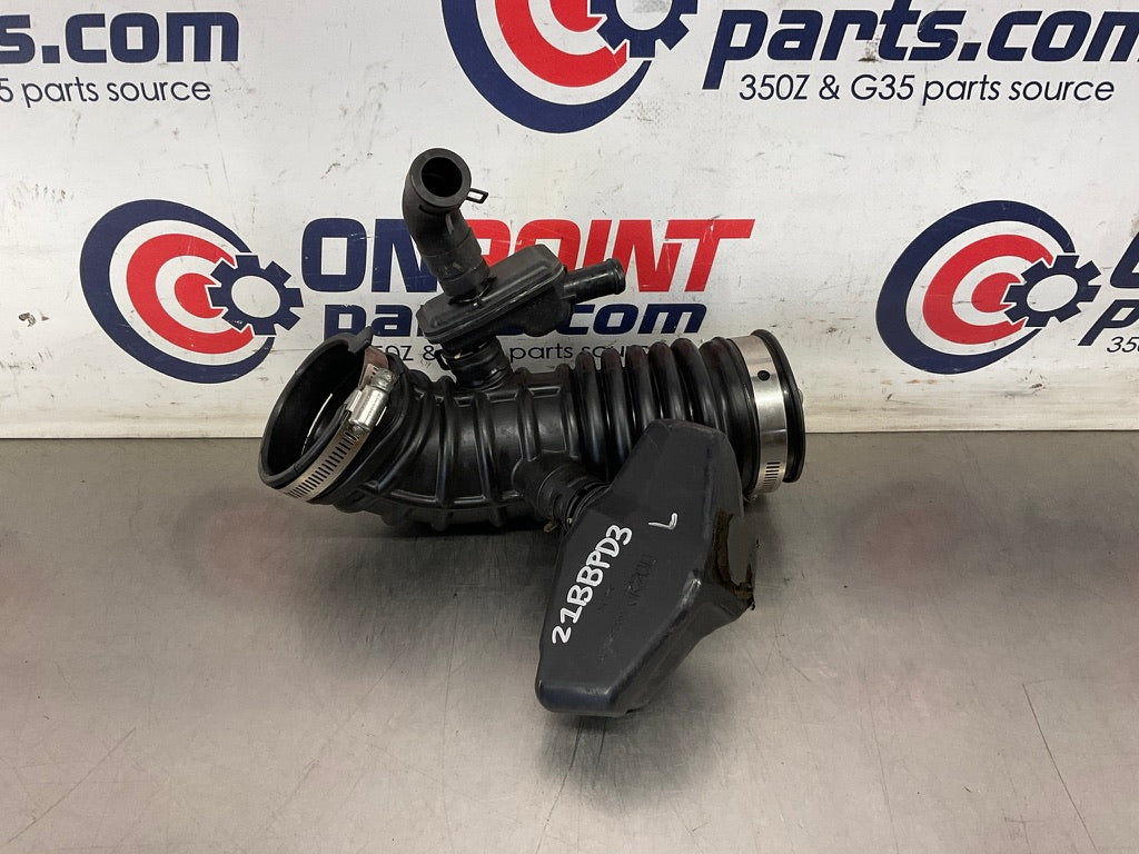 2007 Nissan 350Z Driver Left Air Intake Tube with Expansion Chamber OE ...