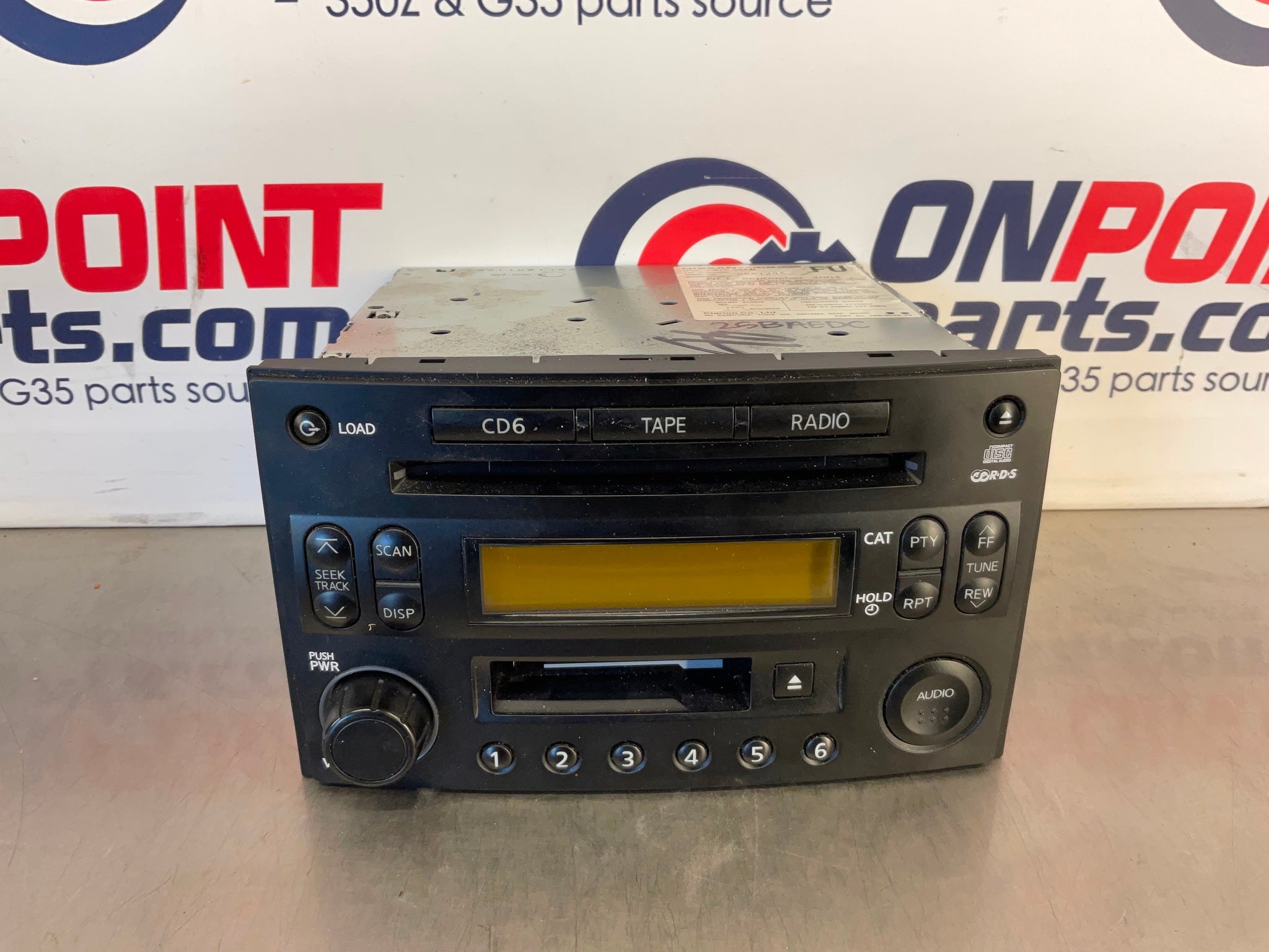 2005 Nissan 350Z Bose 6CD Cassette Radio Player Head Unit OEM 25BAEDC ...